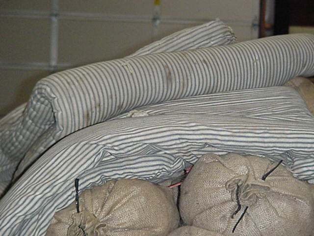 WWII Wooden Bunk Bed Mattress - FIELD & PERSONAL GEAR SECTION - U.S ...