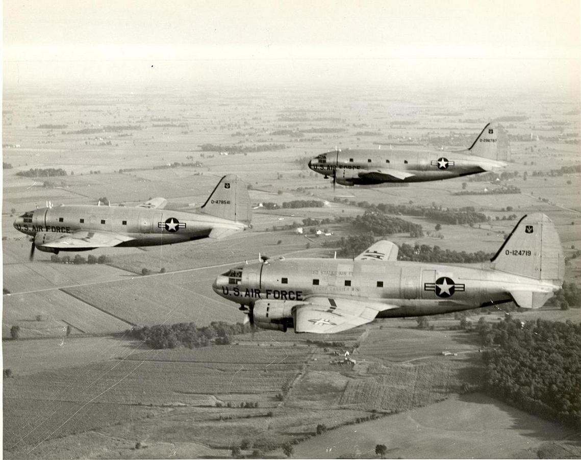 C-46 Commando's USAF mid 1950 - MILITARY AIRCRAFT & AVIATION - U.S ...