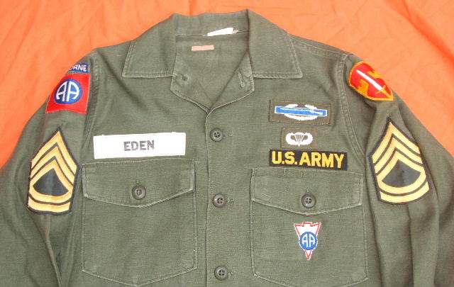 A pair of fully loaded fatigue shirts. - UNIFORMS - U.S. Militaria Forum
