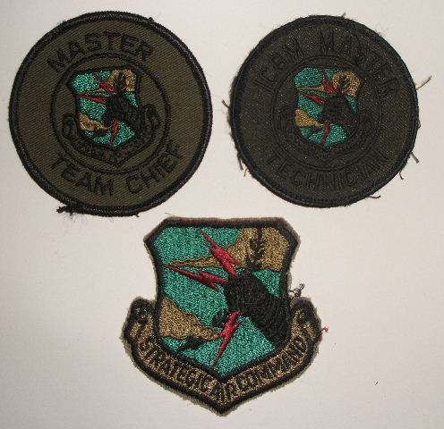 A couple of subdued SAC "technical" patches - AIR FORCE (USAAF IS WITH ...