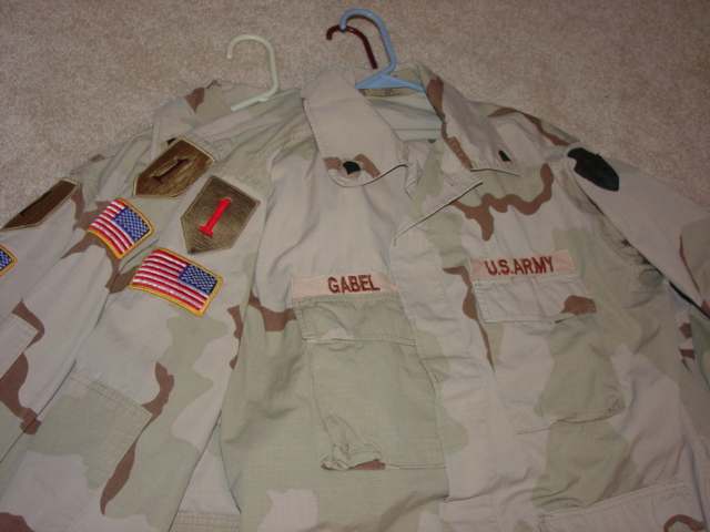 Son's Iraq Uniforms - CAMOUFLAGE UNIFORMS - U.S. Militaria Forum