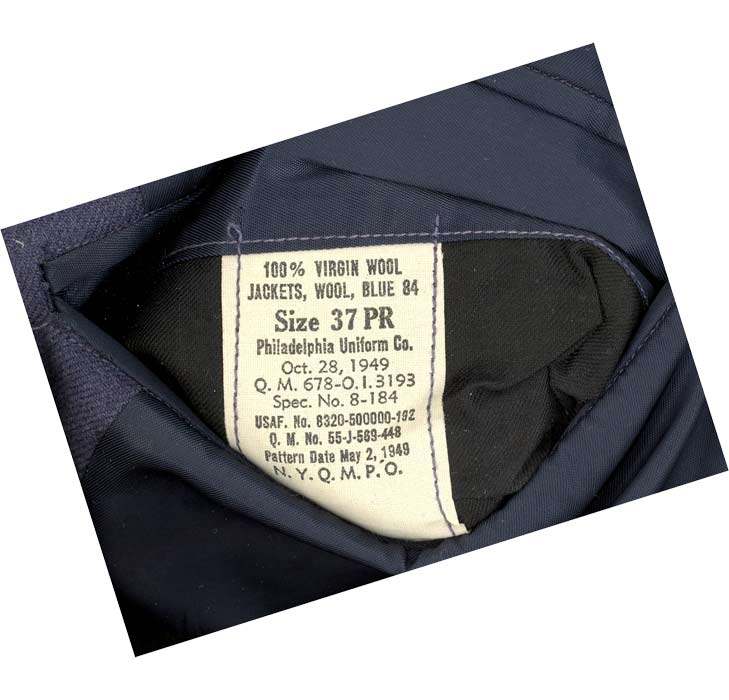 USAF Ike jacket Dated March 14, 1951 - UNIFORMS - U.S. Militaria Forum