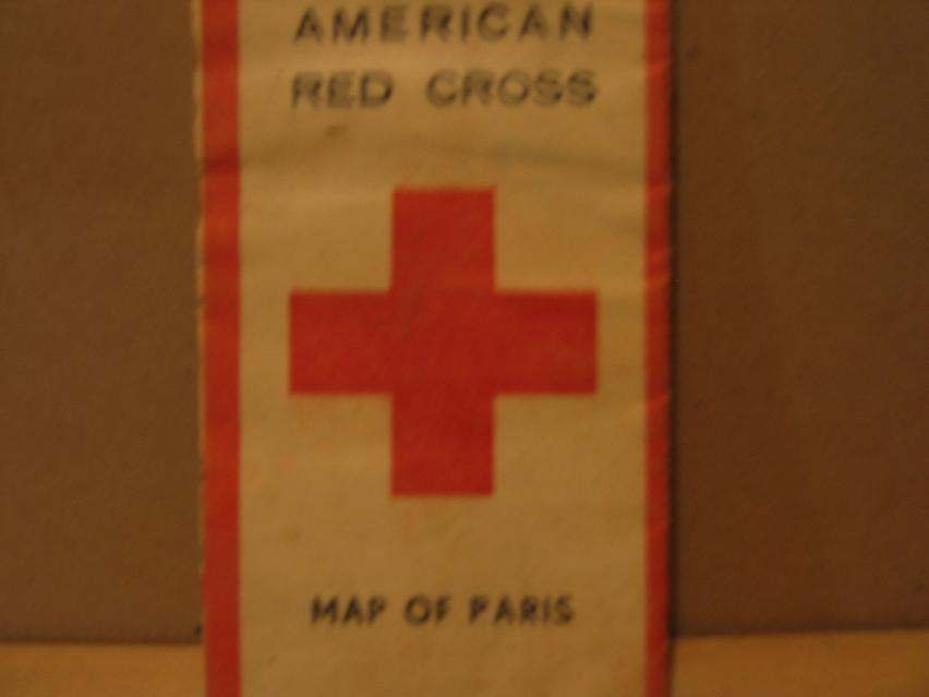 Map of Paris from the American Red Cross - FIELD & PERSONAL GEAR ...