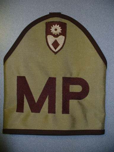 OIF MP Brassard- 49th MP Brigade - ARMY AND USAAF - U.S. Militaria Forum