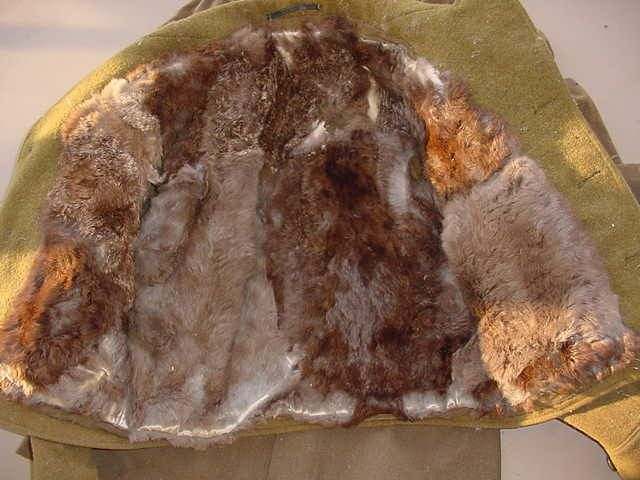 Help identify this "Ike" type jacket lined w German rabbit fur ...