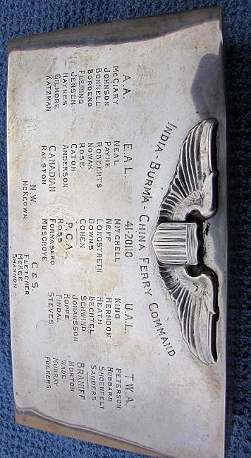 CBI ATC - Ferry Command Presentation Cigarette Box - WING BADGES - U.S ...