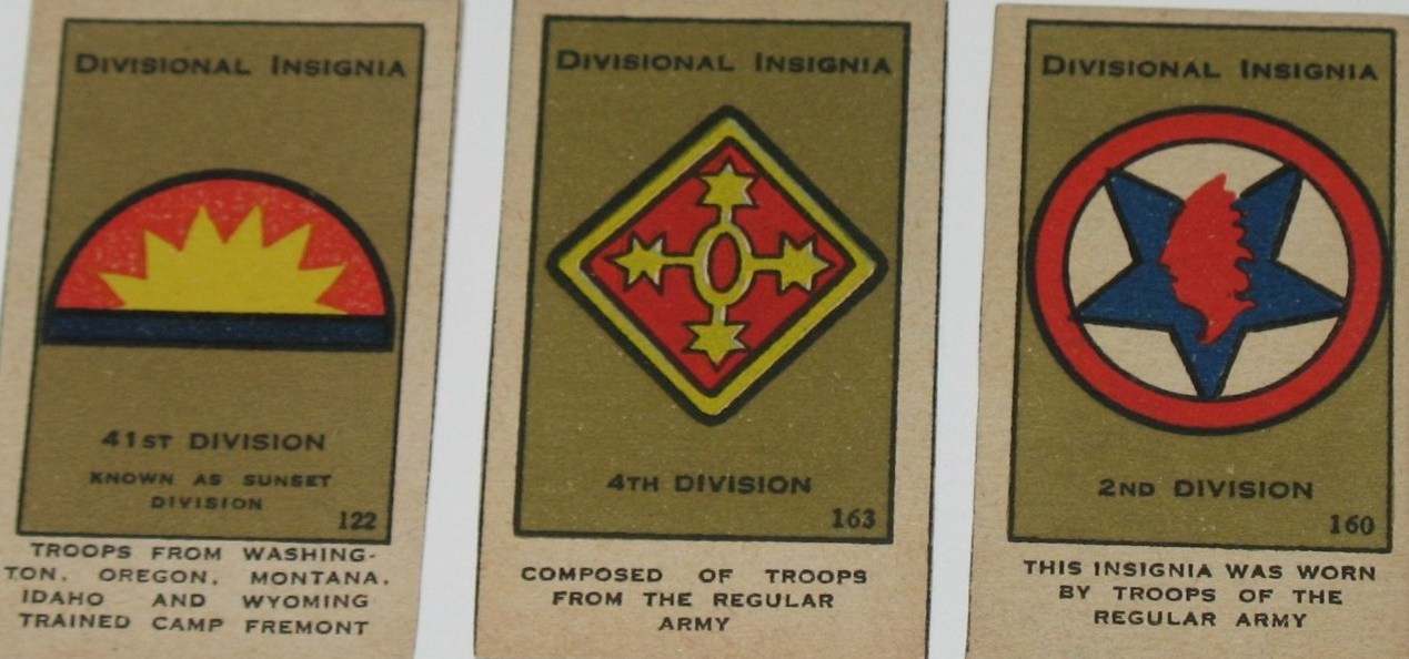 Help With WWII Divisional Insignia Cards - EPHEMERA, PHOTOGRAPHS ...