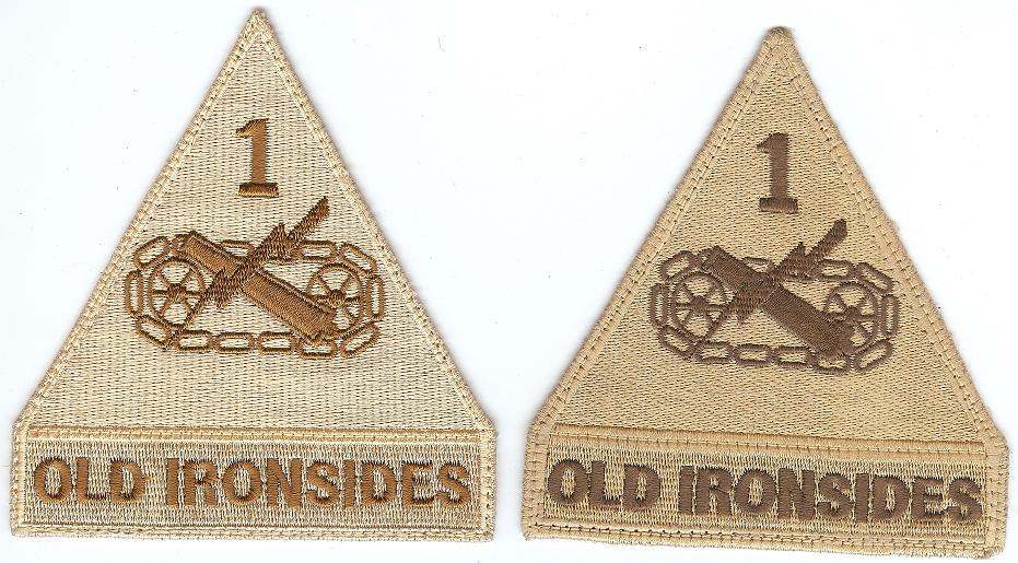 Help with 1st Armor Division patches - ARMY AND USAAF - U.S. Militaria ...