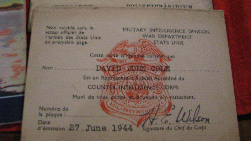 WW2 Counter Intelligence Agent Grouping - GROUPINGS PAGE - U.S ...