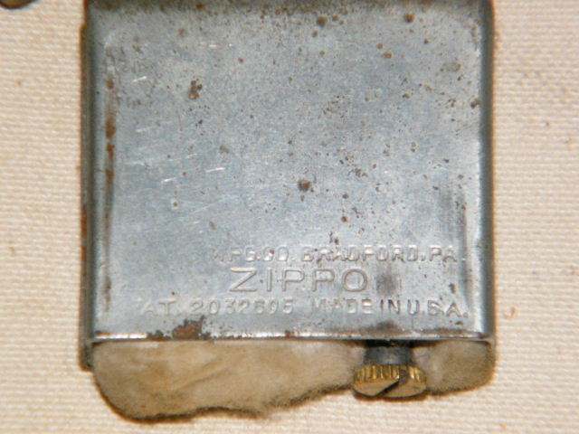 WWII Zippo Lighter - FIELD & PERSONAL GEAR SECTION - U.S. Militaria Forum