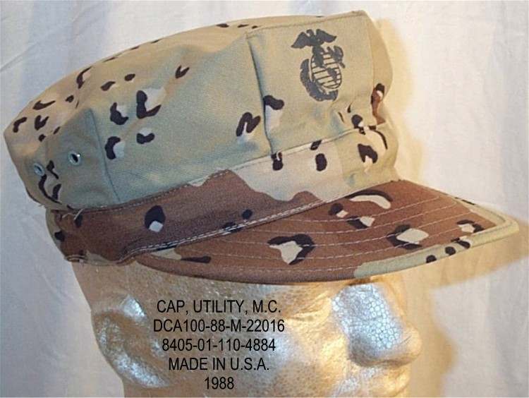 6-color desert 'Chocolate Chip' field/utility caps - UNIFORMS - U.S ...
