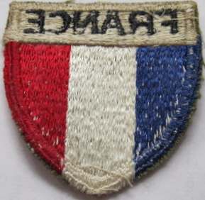 France patch - ARMY AND USAAF - U.S. Militaria Forum