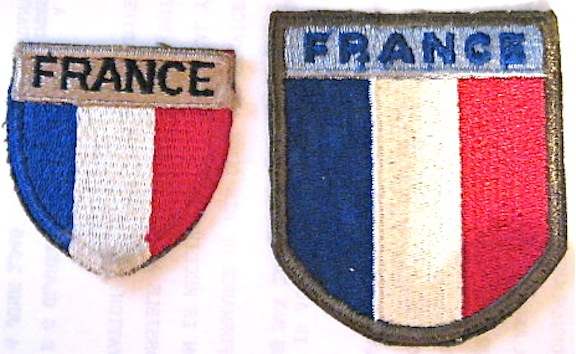 France patch - ARMY AND USAAF - U.S. Militaria Forum