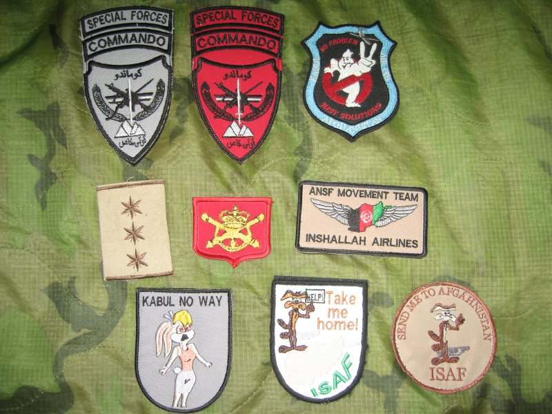 Some Afghan made patches - ARMY AND USAAF - U.S. Militaria Forum