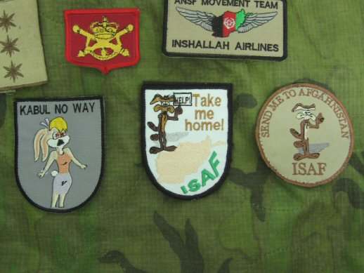 Some Afghan made patches - ARMY AND USAAF - U.S. Militaria Forum