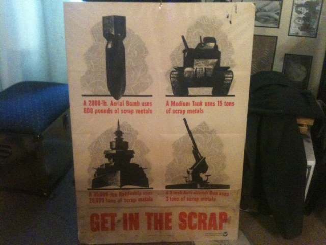 Scrap Drive Poster - HOMEFRONT & THE WAR EFFORT - U.S. Militaria Forum
