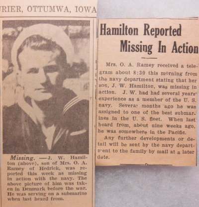 WW2 USN KIA Purple Heart USS Amberjack SS-219 - MEDALS & DECORATIONS ...