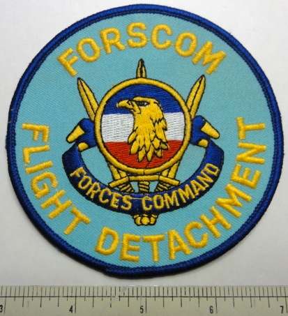 FORSCOM Flight Detachment Patch - ARMY AND USAAF - U.S. Militaria Forum