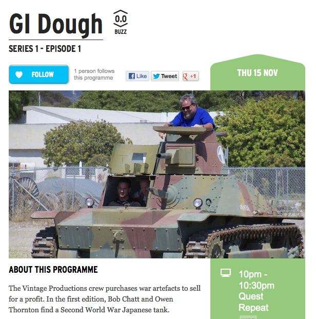 GI Dough -New Militaria series in the UK - MOVIE & TV REVIEWS - U.S ...