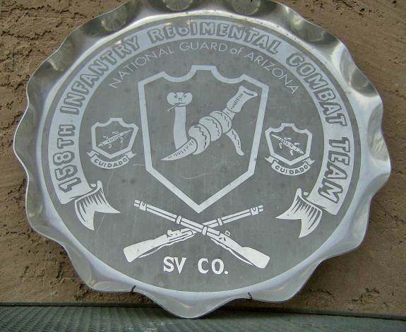 158th RCT 'Bushmasters' Display Tray - EPHEMERA, PHOTOGRAPHS & MILITARY ...