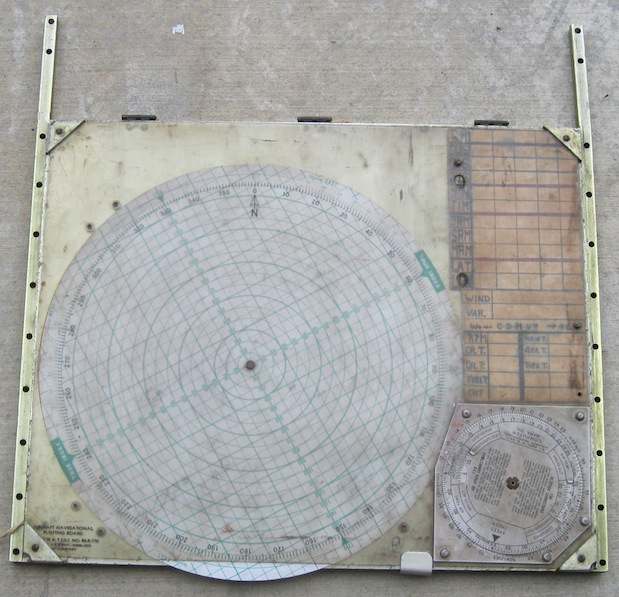 Aircraft Navigational Plotting Board USS Minneapolis Spotter Plane ...