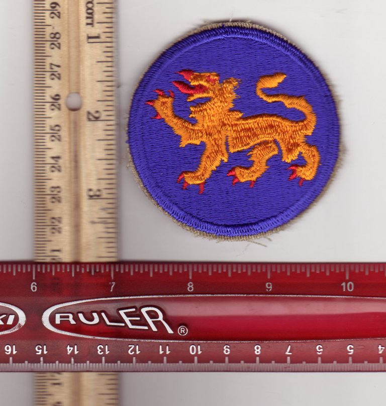Cut edge lion patch what is it? - ARMY AND USAAF - U.S. Militaria Forum