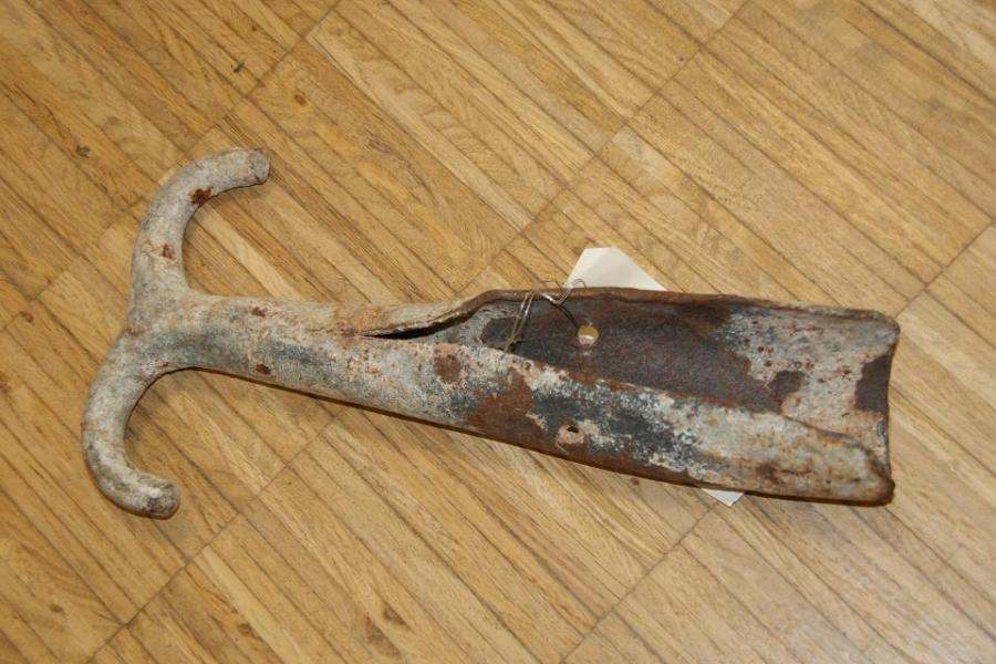 US Navy Grapnel USN 15 FATHOM GRAPPLING HOOK & 9' BOAT HOOK - NAVAL SEA ...