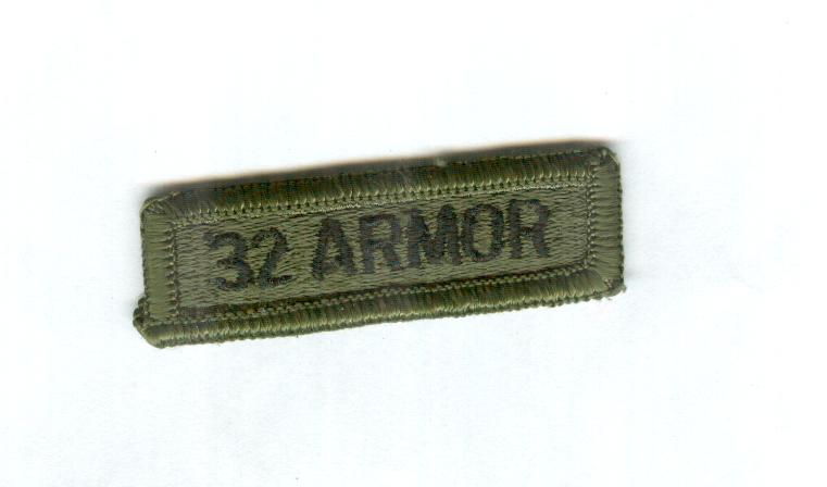 32nd Armor ? - ARMY AND USAAF - U.S. Militaria Forum