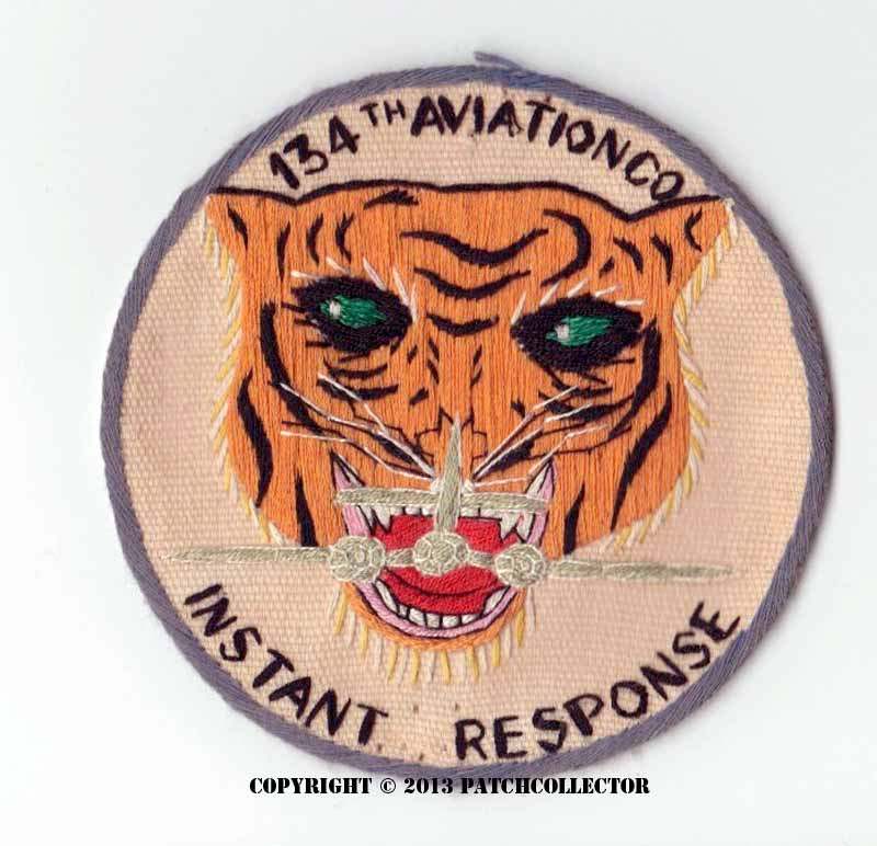 Some Vietnam war era 134th Aviation Company patches - ARMY AND USAAF ...