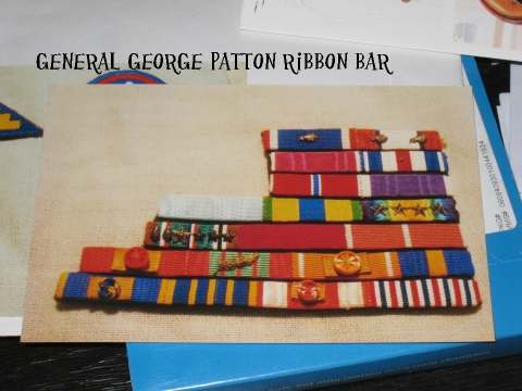 Unknown Ribbon Worn By Gen. George Patton - MEDALS & DECORATIONS - U.S ...