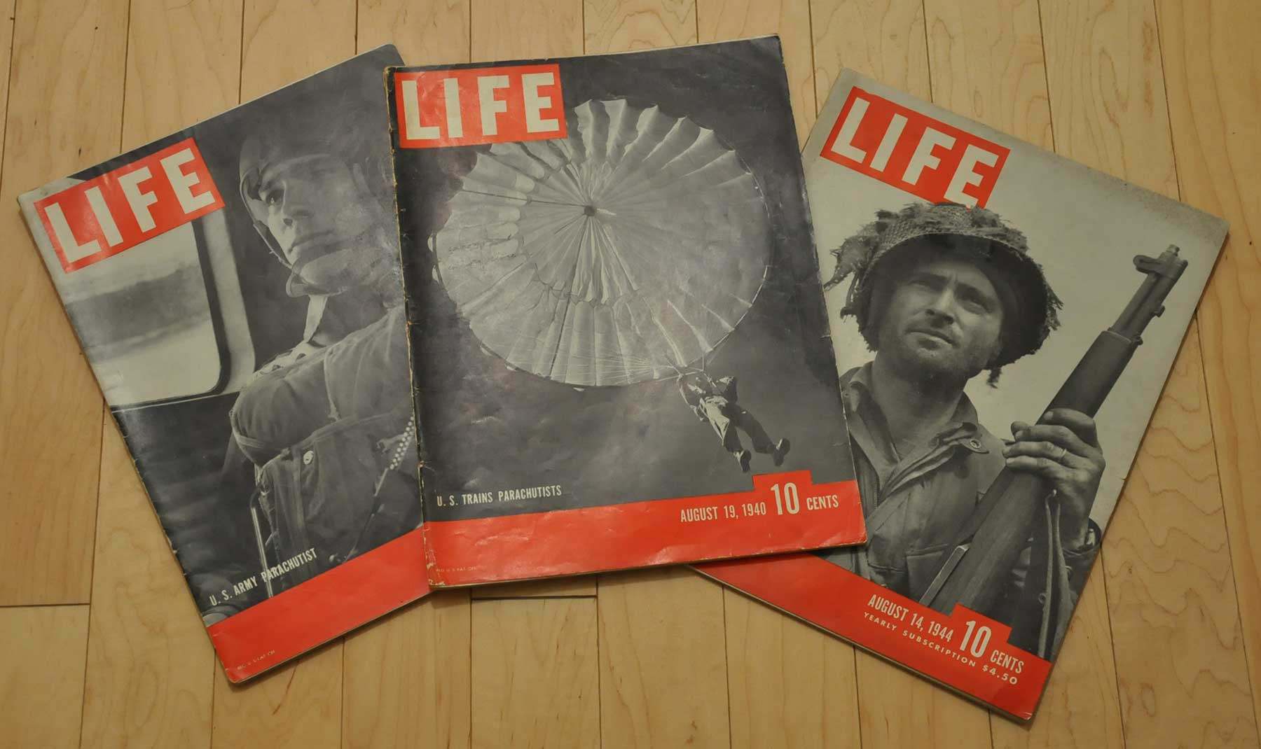 3 Life Mags. - EPHEMERA, PHOTOGRAPHS & MILITARY ARTWORK - U.S ...