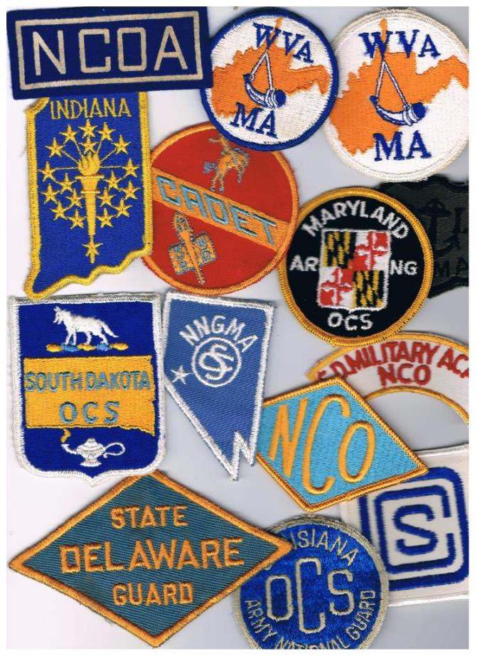 A grab at the brass ring: My haul of State Guard and National Guard OCS ...