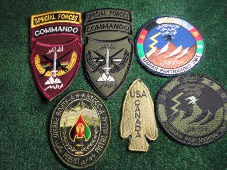 Special Forces Patches - Afghanistan - ARMY AND USAAF - U.S. Militaria ...