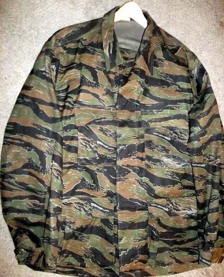 Tiger Stripe style Camo with 1994 DLA tag - CAMOUFLAGE UNIFORMS - U.S ...