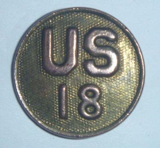 More numbered EM's "US" collar discs. - BRANCH OF SERVICE COLLAR BRASS ...