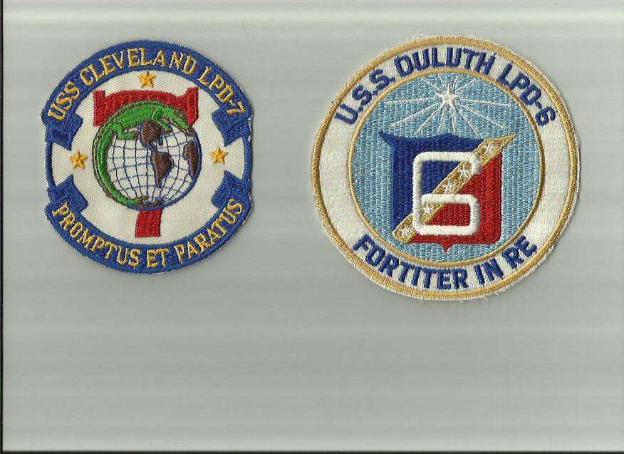 collection of LPD - NAVY, COAST GUARD AND OTHER SEA SERVICES PATCHES ...