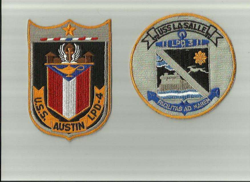 collection of LPD - NAVY, COAST GUARD AND OTHER SEA SERVICES PATCHES ...
