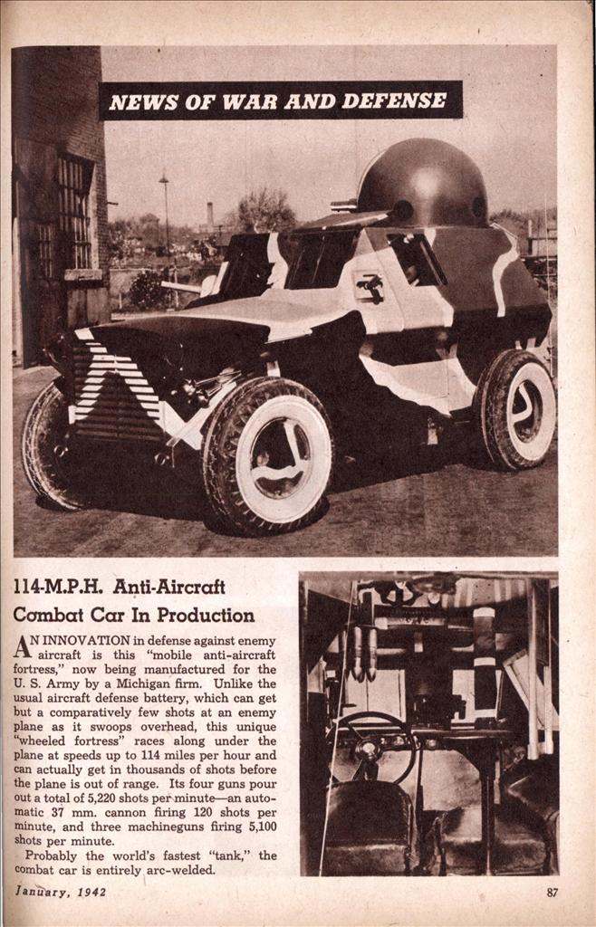 Tucker "Tiger" or combat car - MILITARY VEHICLES - U.S. Militaria Forum