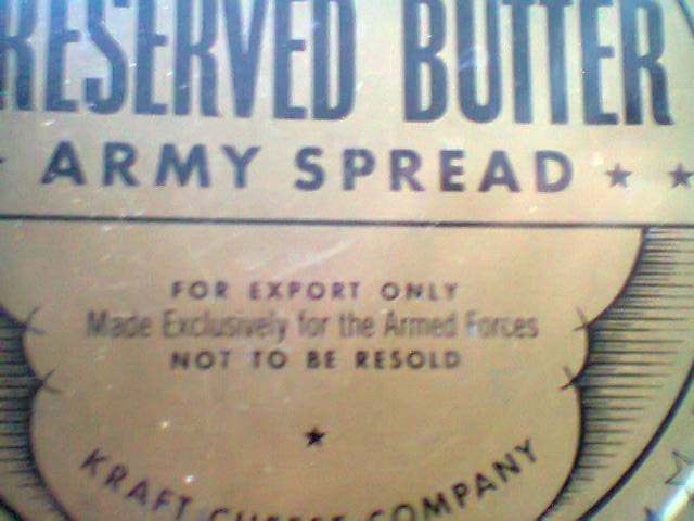 WW2 Canned butter - FIELD & PERSONAL GEAR SECTION - U.S. Militaria Forum
