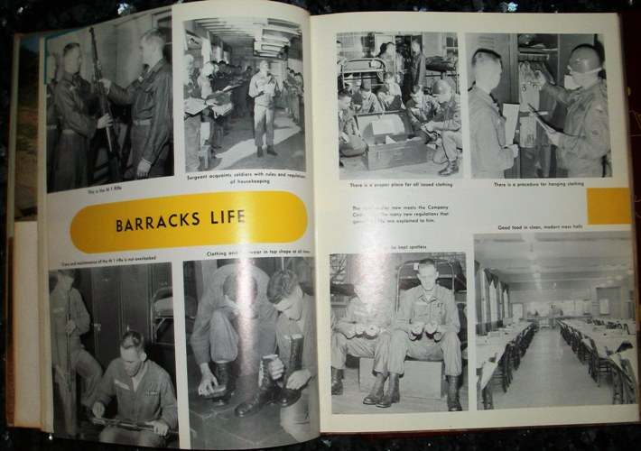 BASIC TRAINING YEARBOOKS - EPHEMERA, PHOTOGRAPHS & MILITARY ARTWORK - U ...