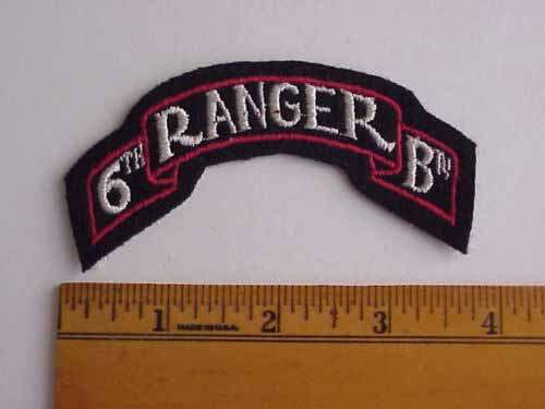 A WW2 era 6th Ranger scroll - ARMY AND USAAF - U.S. Militaria Forum