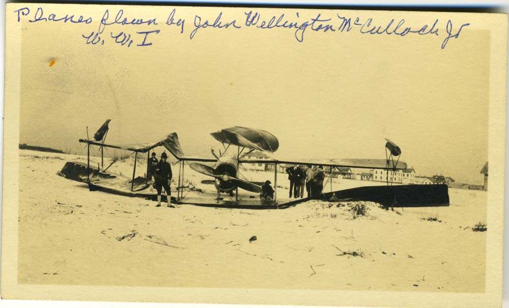 WW1 Plane Crash Photo. Piloted by John McCulloch Jr. USN - EPHEMERA ...
