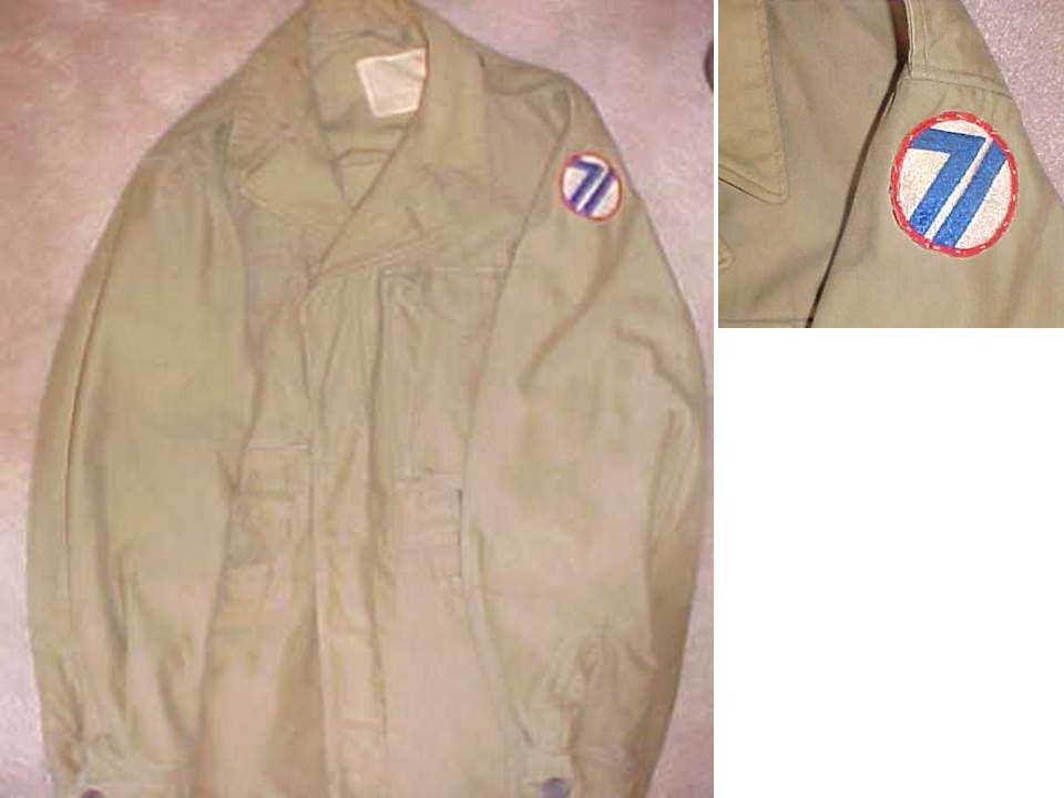 Post your 71st Divison Uniforms! - UNIFORMS - U.S. Militaria Forum