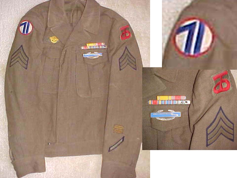 Post your 71st Divison Uniforms! - UNIFORMS - U.S. Militaria Forum