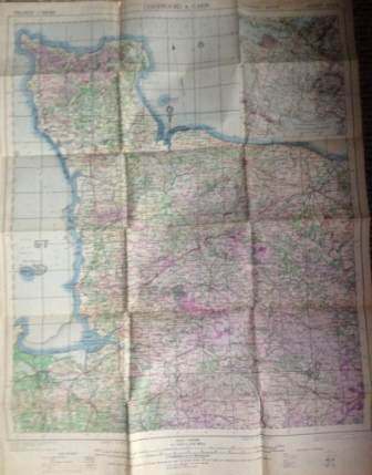 Super Rare Airborne Normandy Map - EPHEMERA, PHOTOGRAPHS & MILITARY ...