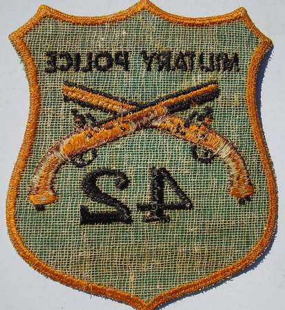 A nice 42nd Military Police patch, but 42 what - CAN YOU IDENTIFY THIS ...