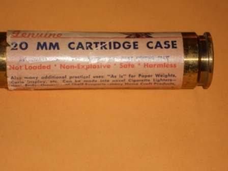 20 MM Cartridge case - FIREARMS - U.S. Militaria Forum