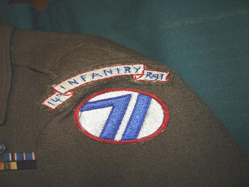 Post your 71st Divison Uniforms! - UNIFORMS - U.S. Militaria Forum