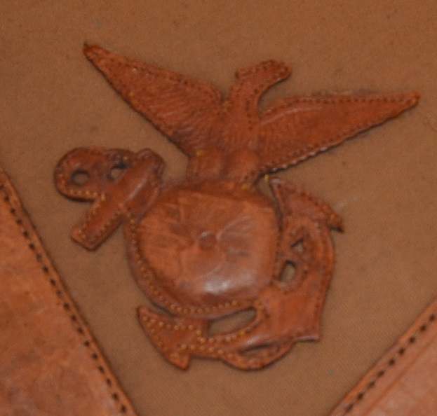 USMC Saddle Cloth /w Leather EGA - (1917-1919) WORLD WAR ONE, RUSSIAN ...
