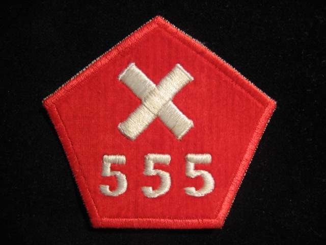 unknown theatre made patch - 555th FAB - ARMY AND USAAF - U.S ...